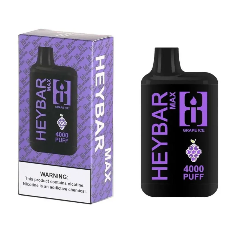 HEYBAR 4000 - Grape Ice (Vape Desechable/4000puffs) | Vapor Soul