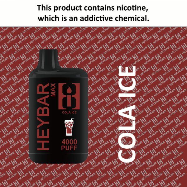 HEYBAR 4000 - Cola Ice (Vape Desechable/4000puffs) | Vapor Soul