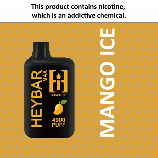HEYBAR 4000 - Mango Ice (Vape Desechable/4000puffs) | Vapor Soul