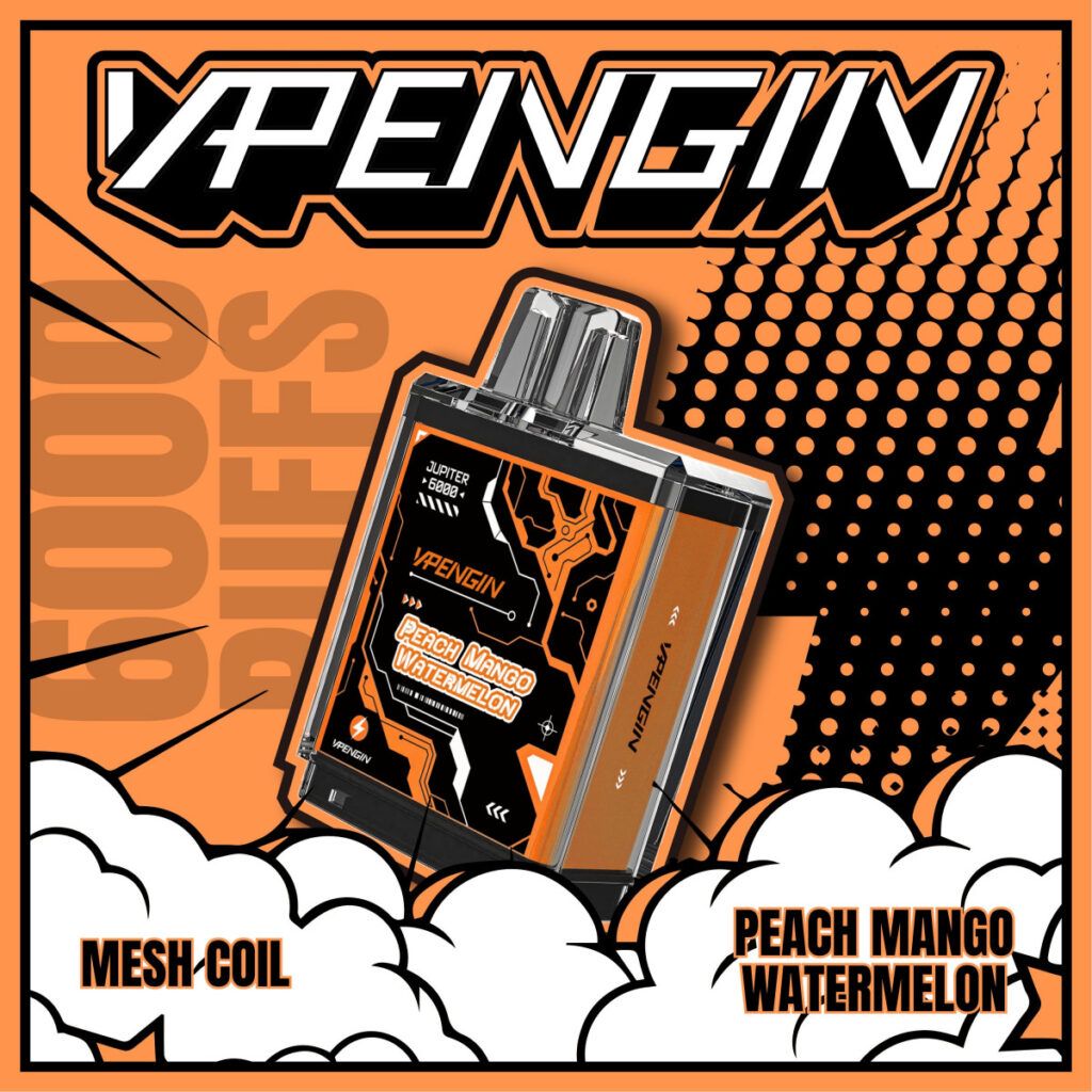 Vapengin - Pods Jupiter Peach Mango Watermelon (6000 puffs) | Vapor Soul