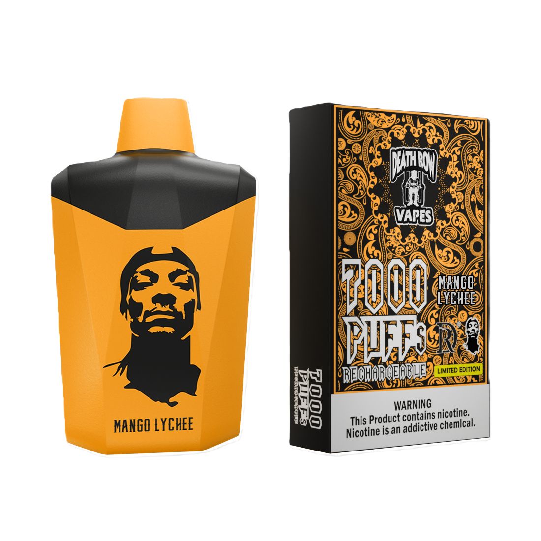 Snoop Dogg - Death Row 7000 Mango Lyche - (Vape Desechable 7000puffs ...